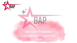 SBV Cash Processor Learnership Programme 2026